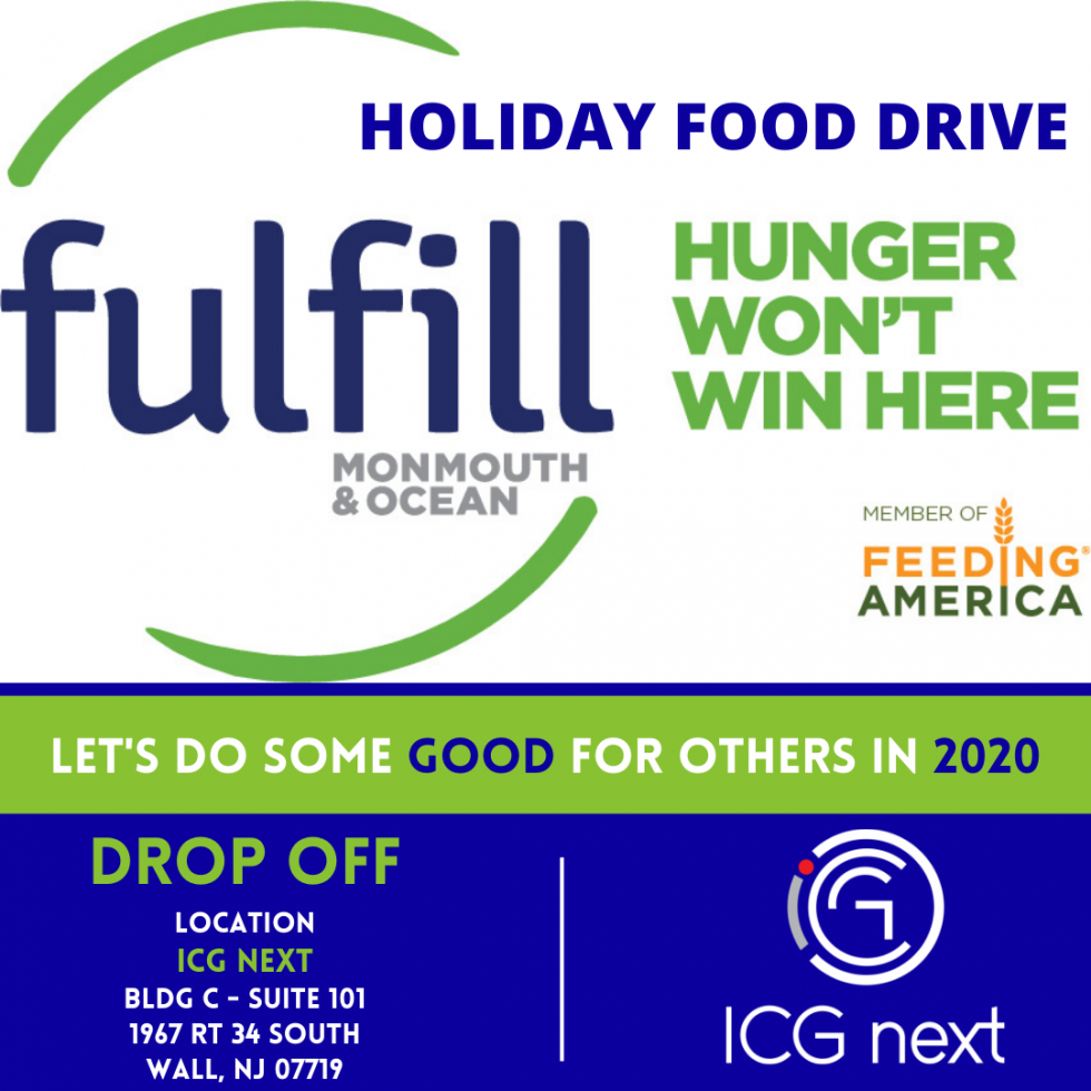 November Food Drive: Come Help ICG next Support a Great Cause